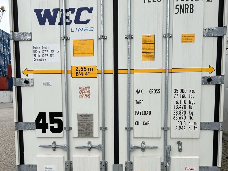 WEC Lines enters the refrigerated container market - WEC Lines