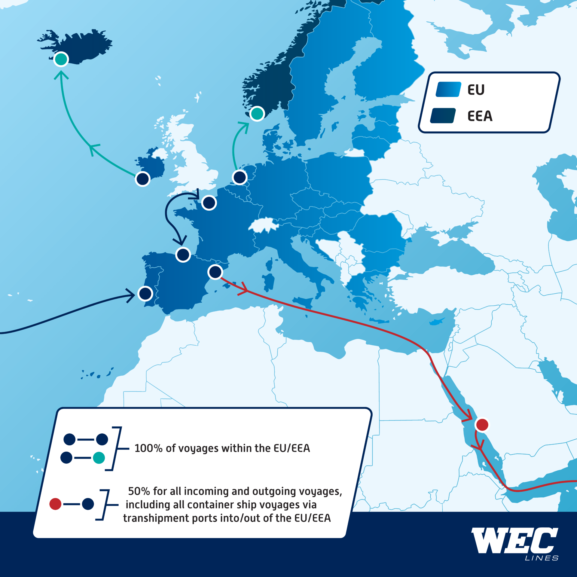 Upcoming changes: ETS & Fuel EU Maritime implementation - WEC Lines