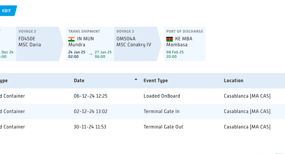 Upgraded Track & Trace web tool - WEC Lines